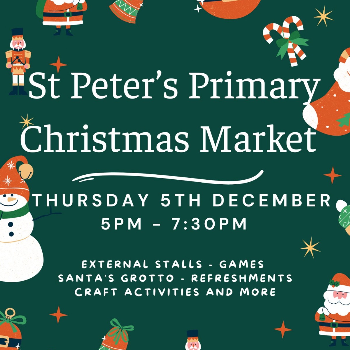 St Peter's Primary School - Friend's of St Peter's Christmas Market